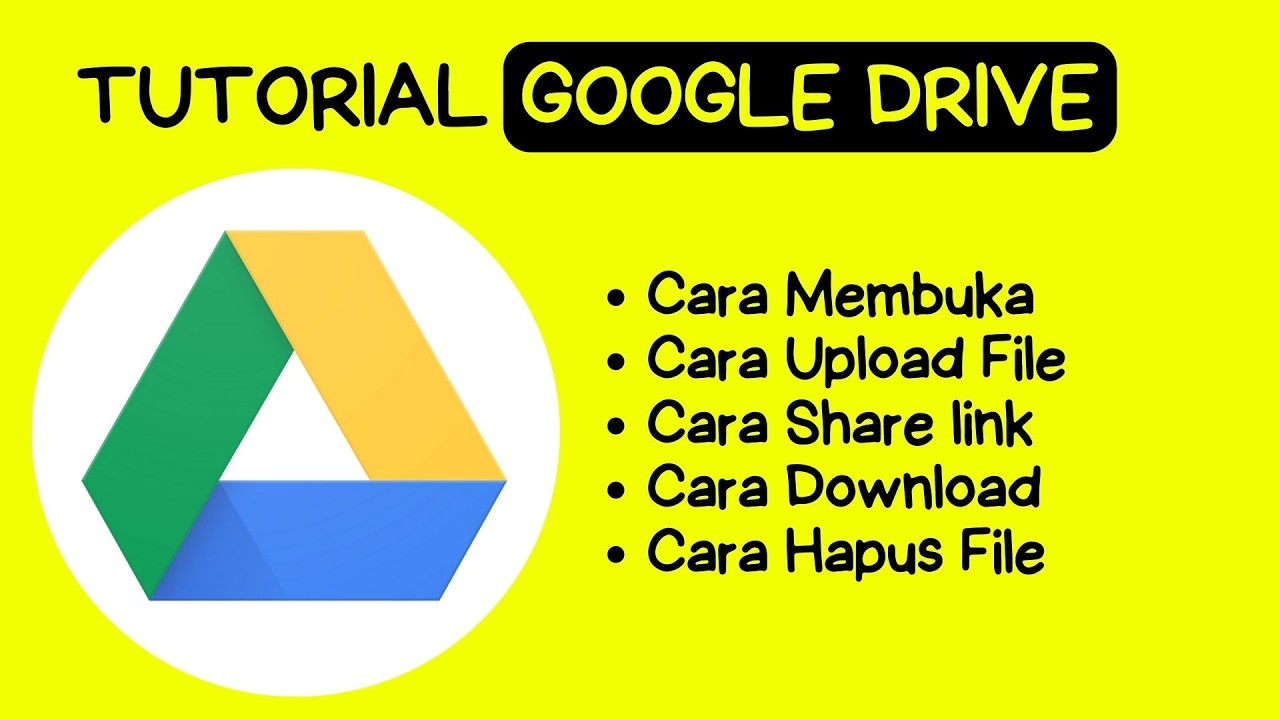 Tutorial Google Drive Untuk Pemula - YouTube