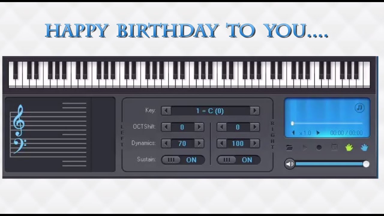 Piano Lesson for beginner - Chapter 10 Happy Birthday Keyboard/Piano ...