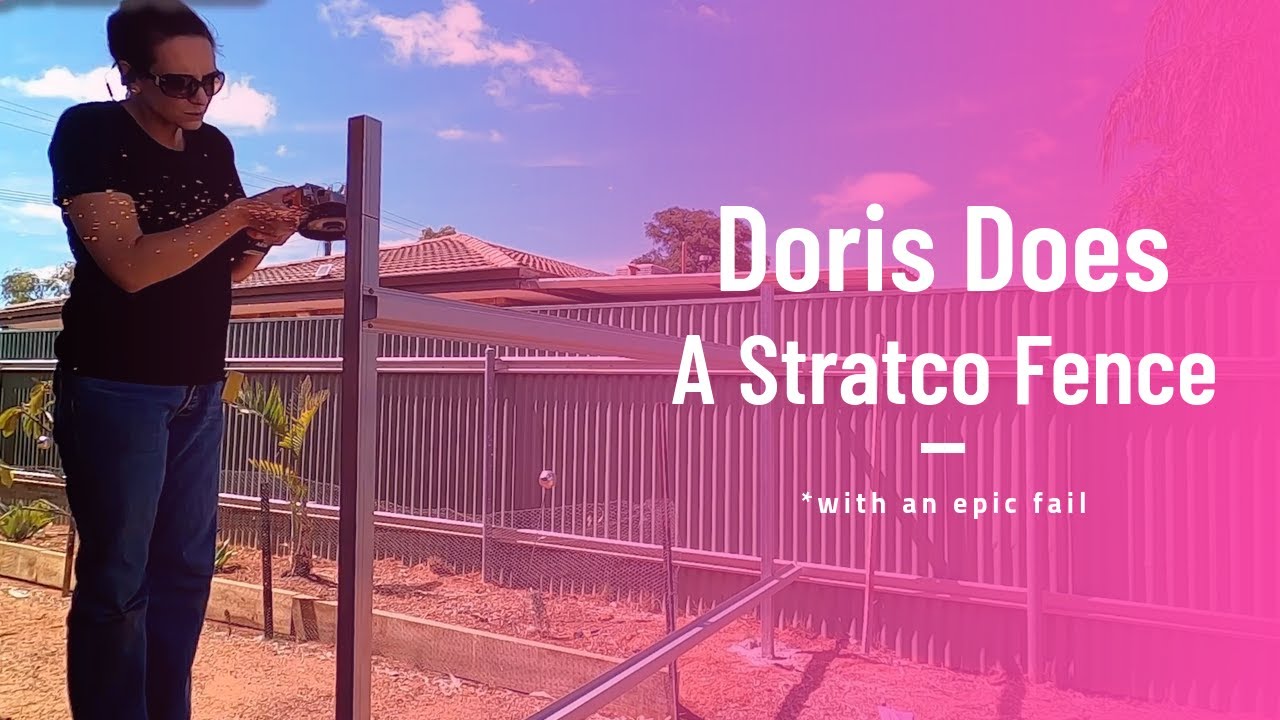 Building a Stratco DIY Fence with a QuickGate Frame. - YouTube