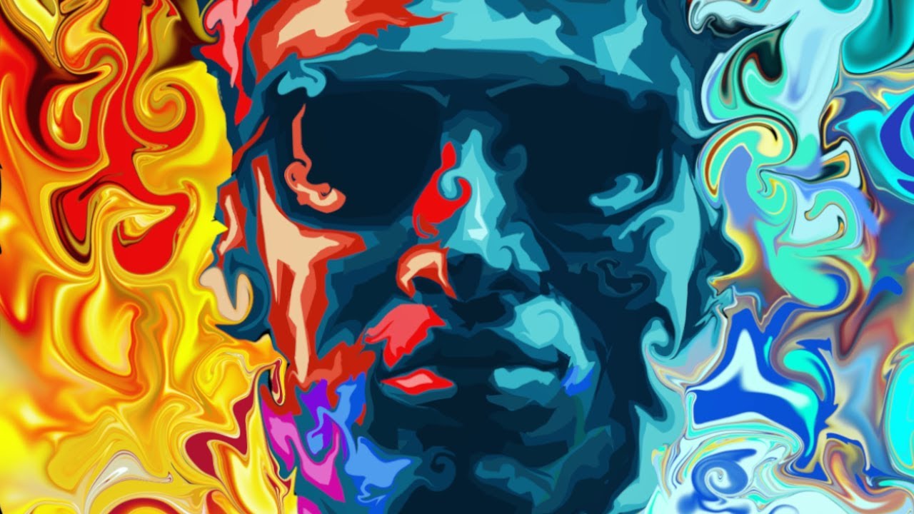 Abstract Portrait Timelapse - Gimp 2 Easy Painting Technique - Chris ...