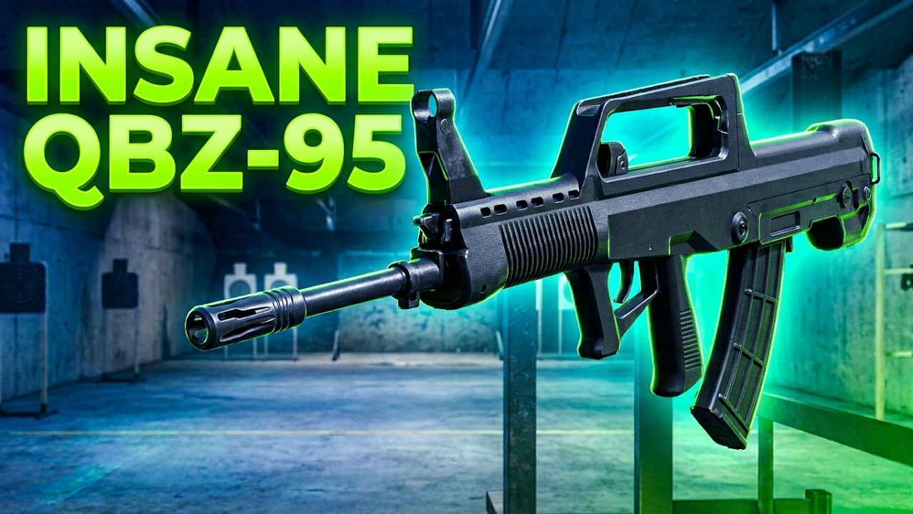 QBZ-95: Ultimate Shooting Test | Single, Burst & Reload Showcase! - YouTube