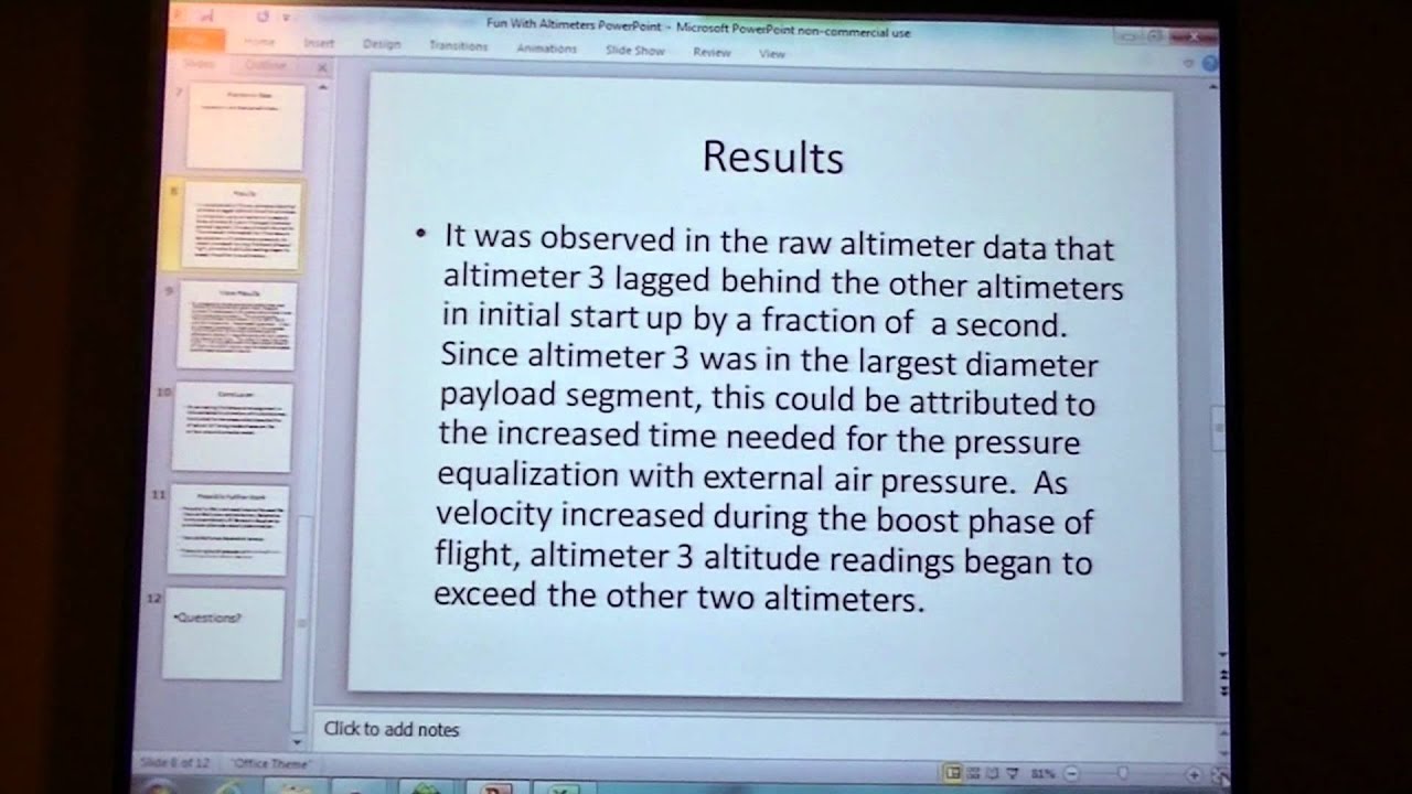 Naram 55 07 Thursday R&D C&T Robert Alway, Fun with Altimeters - YouTube