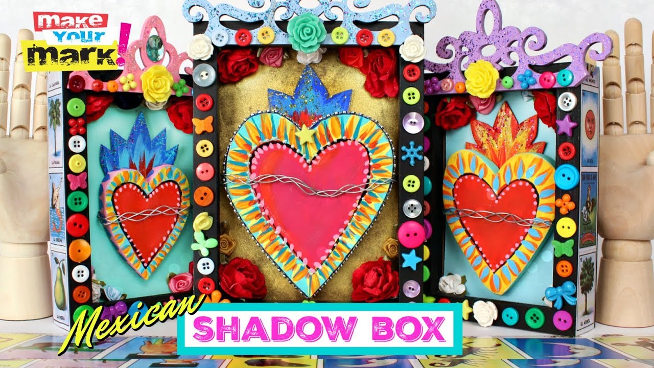 Shadow Box DIY - Mexico Inspired - YouTube