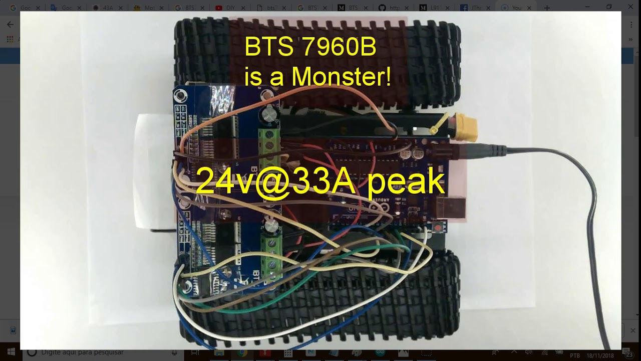 BTS7960B — For High Current Motor Drive Applications — ArduSerie#64 ...