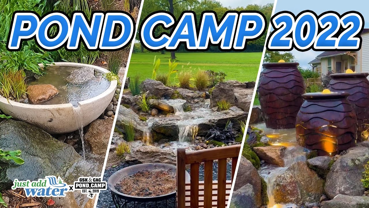Pond Camp 2022: Garden State Koi and Certified Aquascape Contractors ...