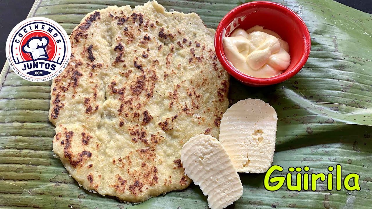 Como hacer guirilas Nicaragüenses. /cachapas/Riguas - YouTube