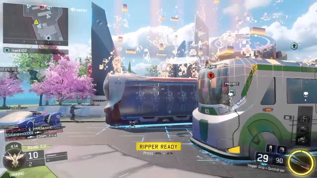 Amazing uplink gameplay plus tripple feed - YouTube