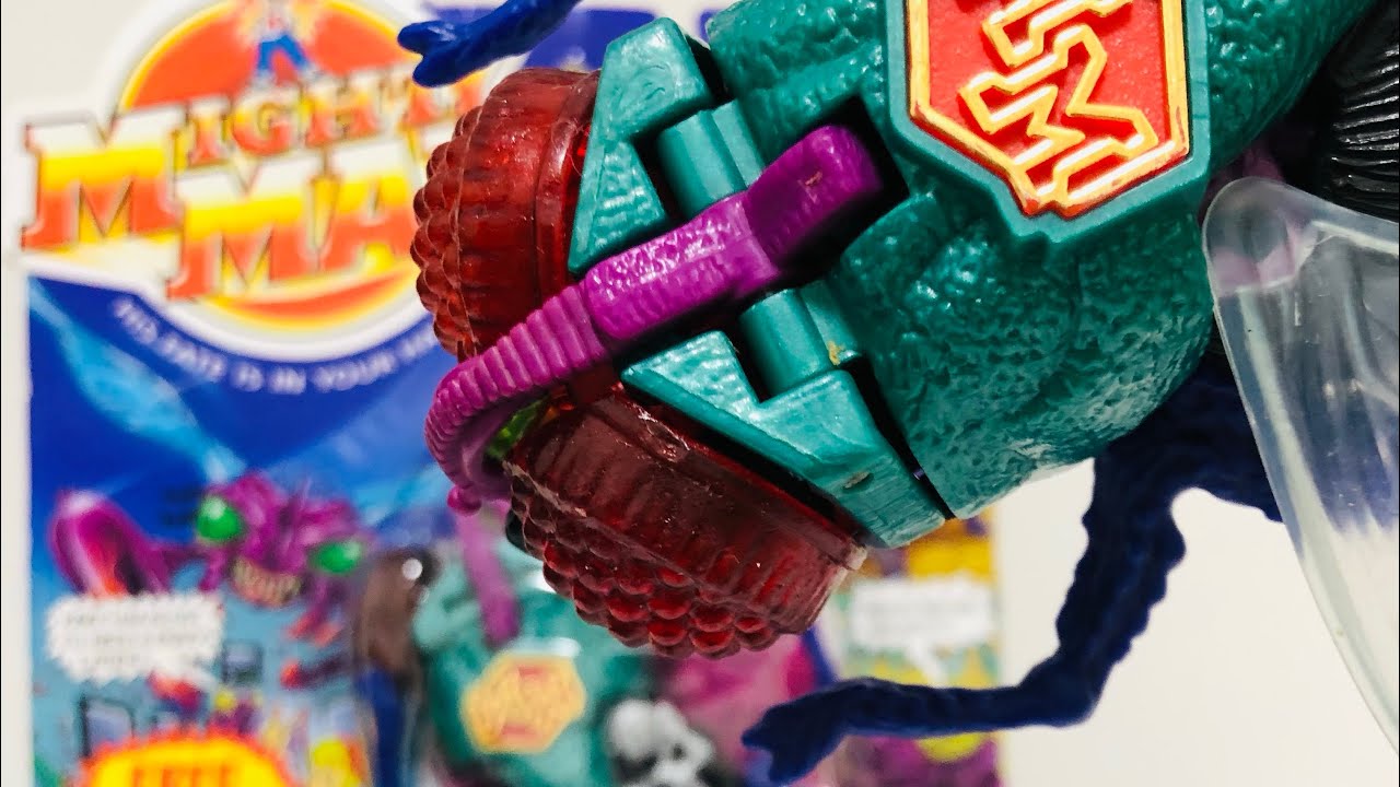 萬能麥斯 終極魔界 奮戰吸血魔蠅 BLUEBIRD TOYS MIGHTY MAX DOOM ZONES Squishes the Fly ...