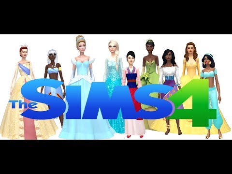 TS4 Disney Princesses CC - YouTube