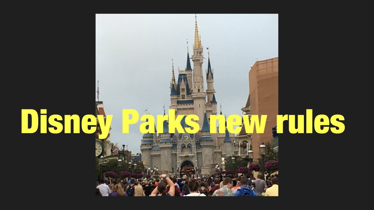 Disney parks new rules - YouTube