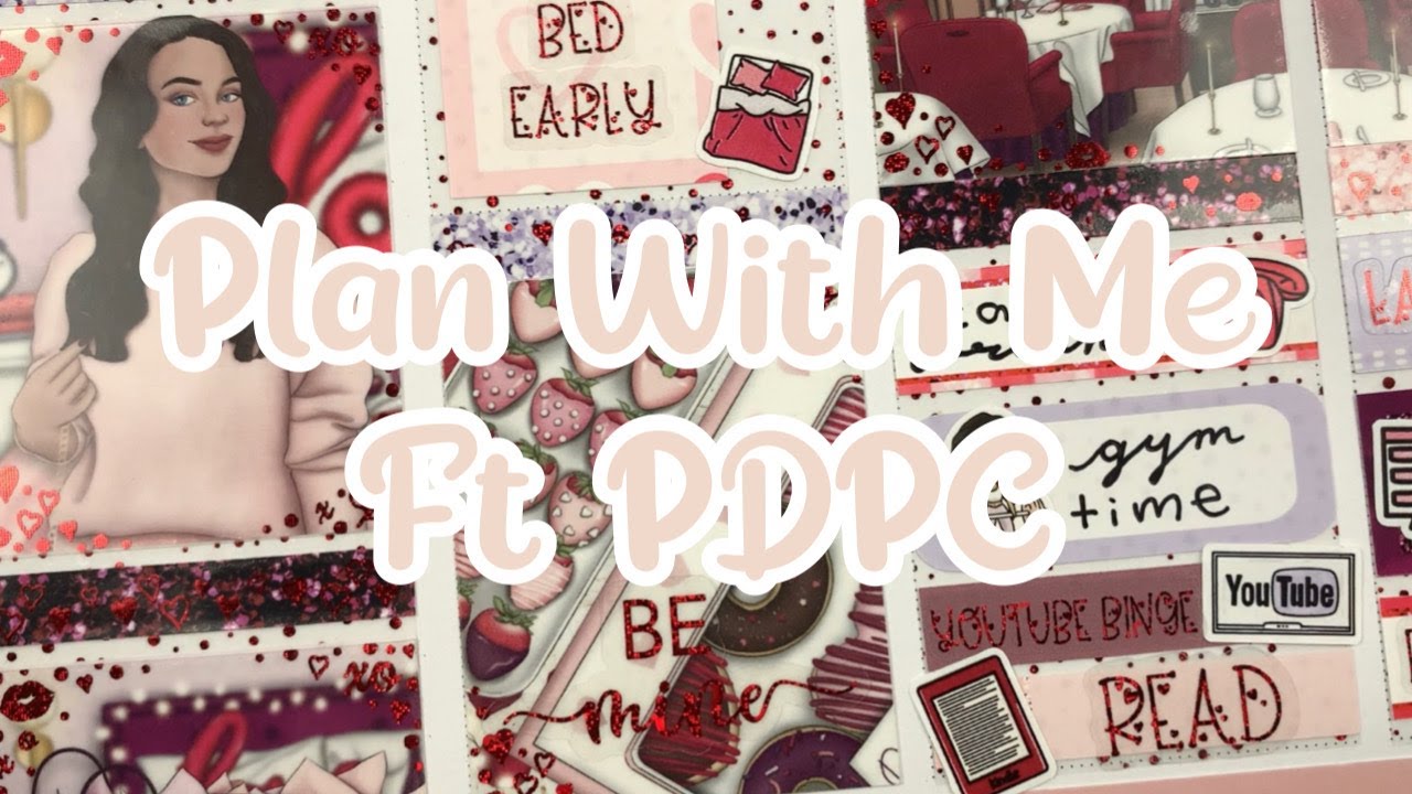 Plan With Me | Ft PDPC | Valentine's Day - YouTube