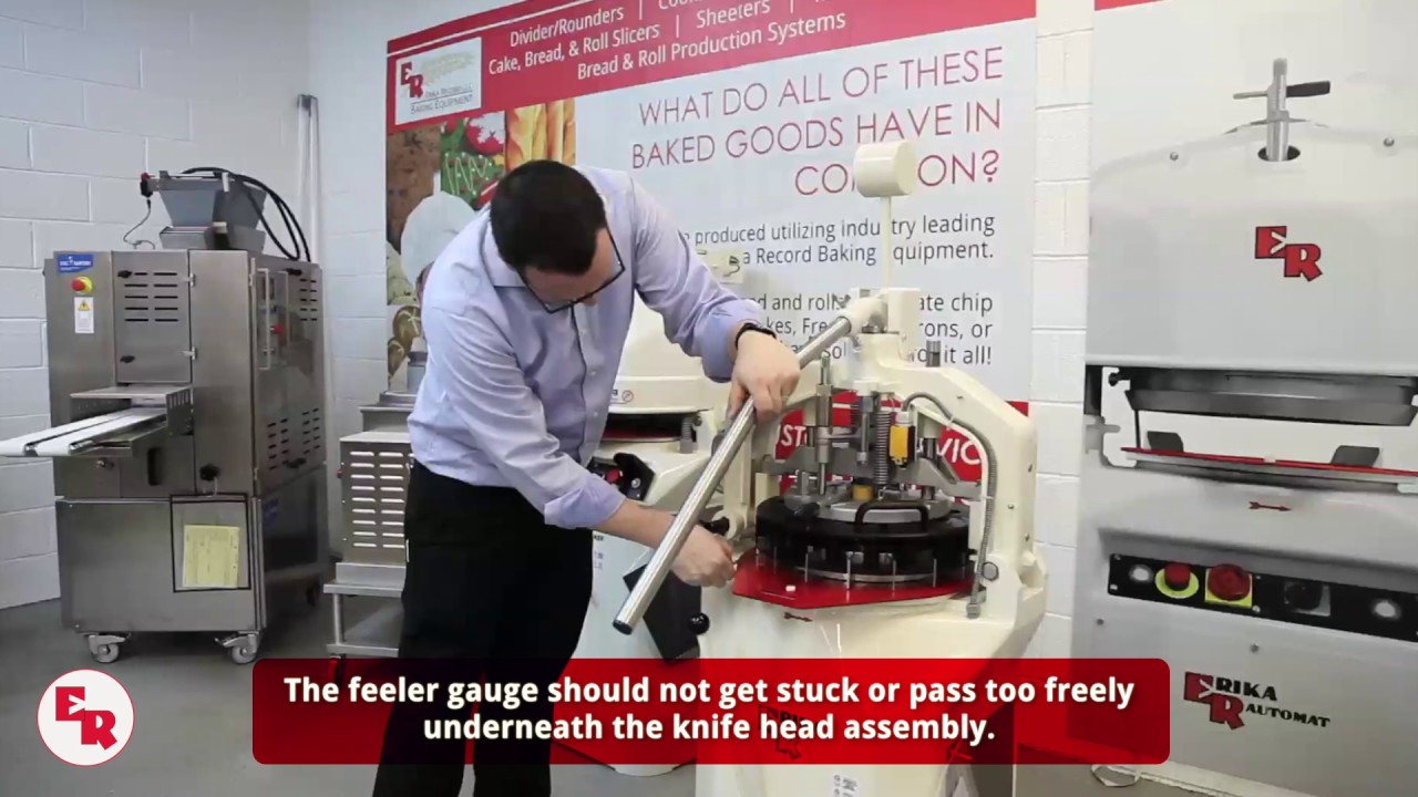 Semi Automatic Divider/Rounder | Knife Height Adjustment | Erika Record ...
