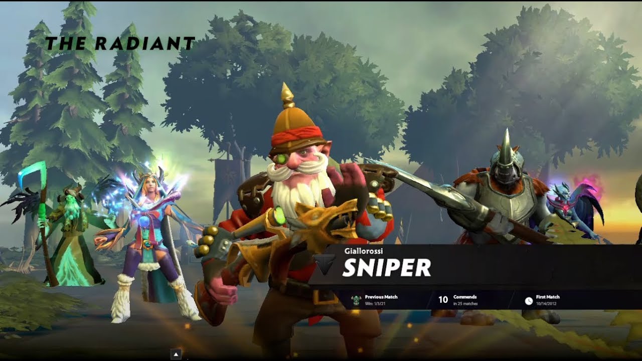 SNIPER (Kardel Sharpeye) DOTA 2 - YouTube