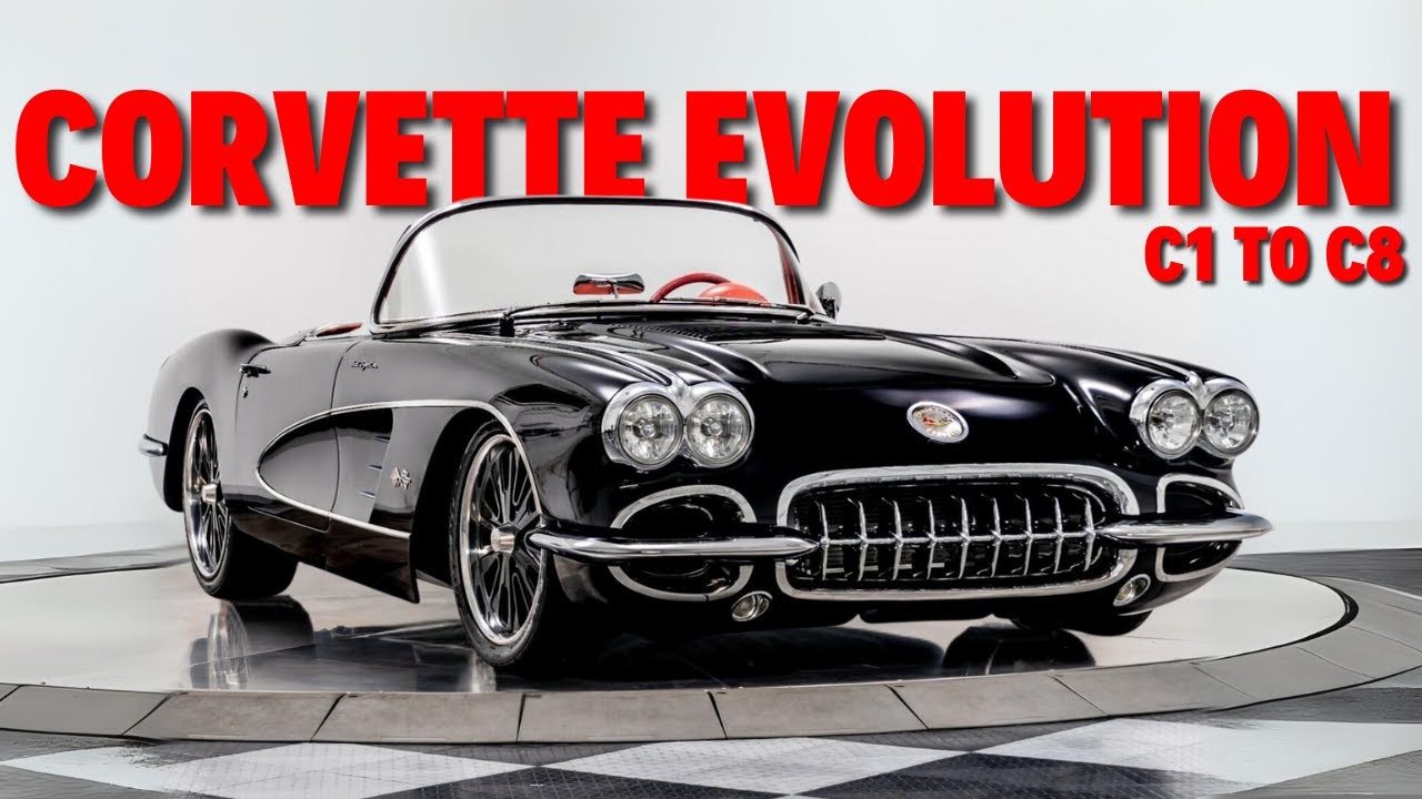 The Evolution of the Corvette From C1 to C8 - YouTube