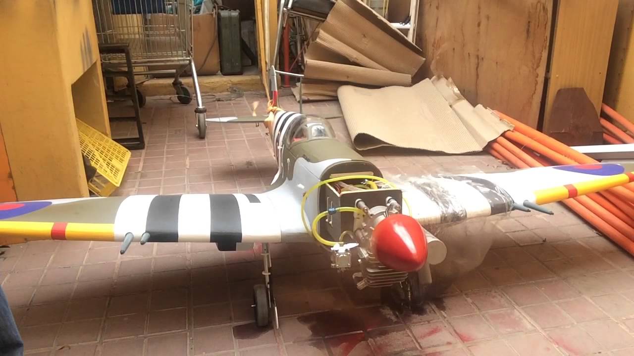 Rodaje Motor RCGF 45 CC - YouTube