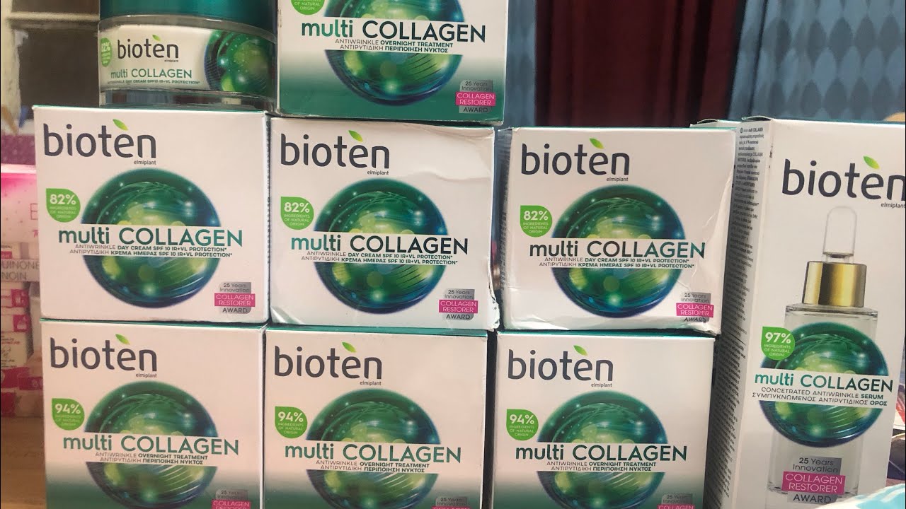 BIOTEN MULTI COLLAGEN DAY CREAM AND OVERNIGHT TREATMENT - YouTube