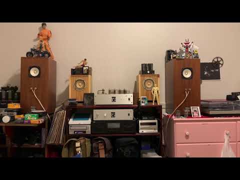 Fostex Fe126en testing on a KEF speakers cabinet OTL tube amp 2