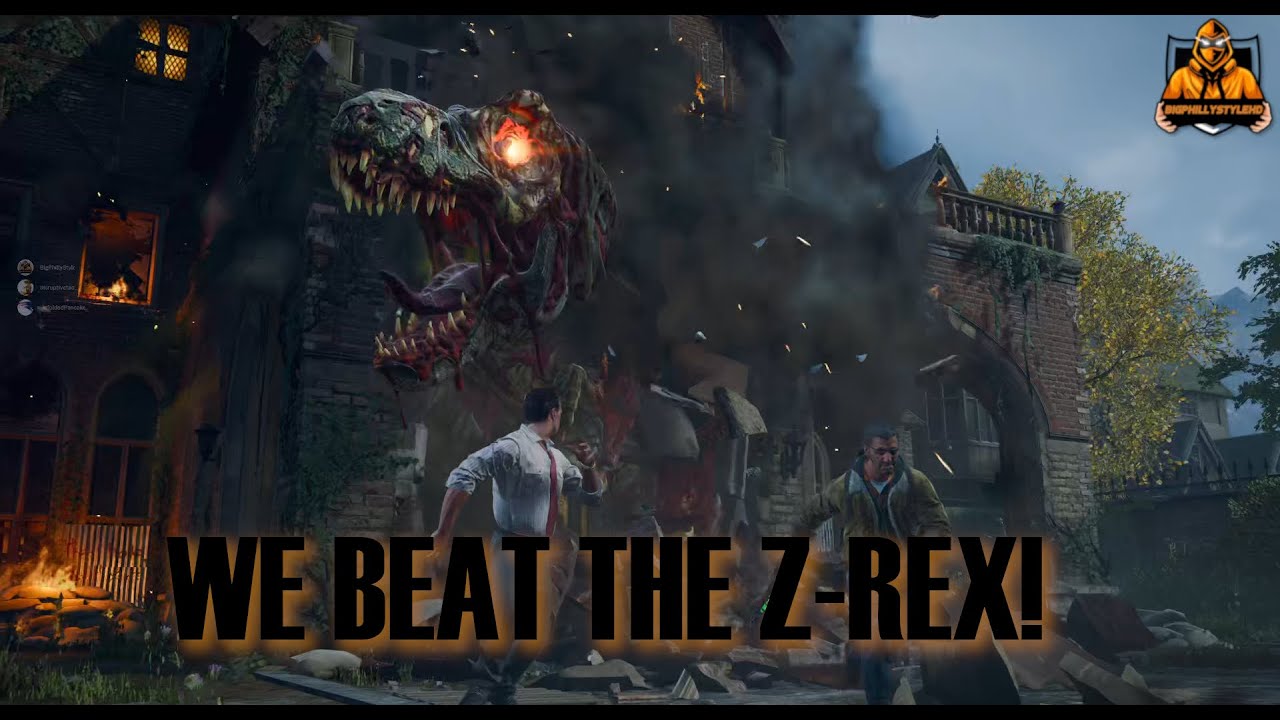 Beating the the Z-REX on my first try in Call of Duty Black Ops 6 ...