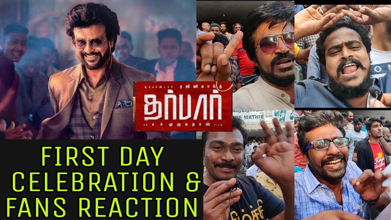 Darbar First Show | Fans Reaction & Celebration | Madurai | Mathi ...