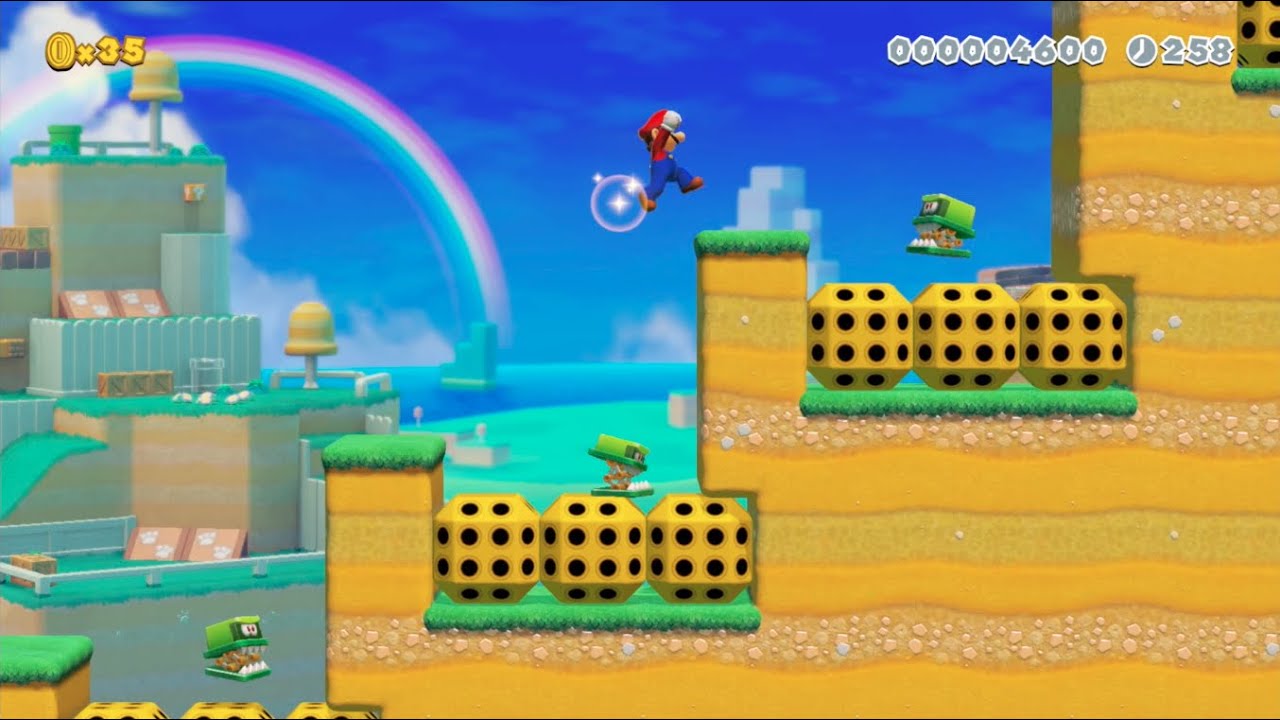 Eric's Super Mario Maker 2 Levels: Hop-Chop to the Top - YouTube