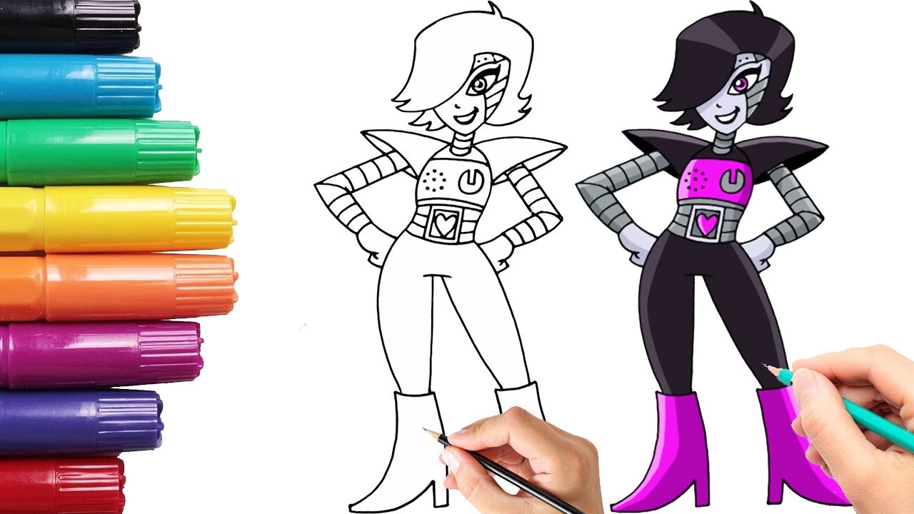 How to Draw Mettaton EX | Undertale - YouTube