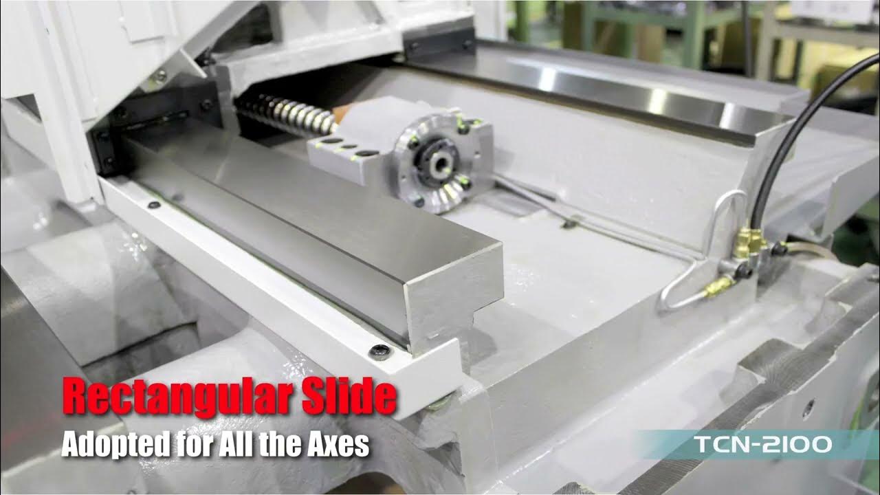 TAKISAWA Japan CNC Lathe Machine Model : TCN-2100 - YouTube