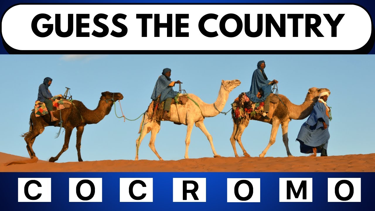 Unscramble Country QUIZ: Guess the Country by it's Scrambled Name ...
