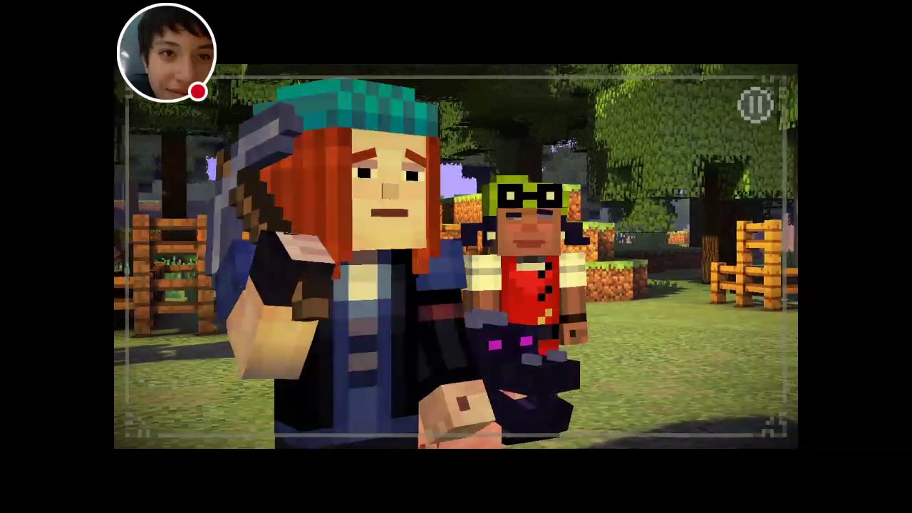 Minecraft: Story Mode let's build a creeper (2) - YouTube