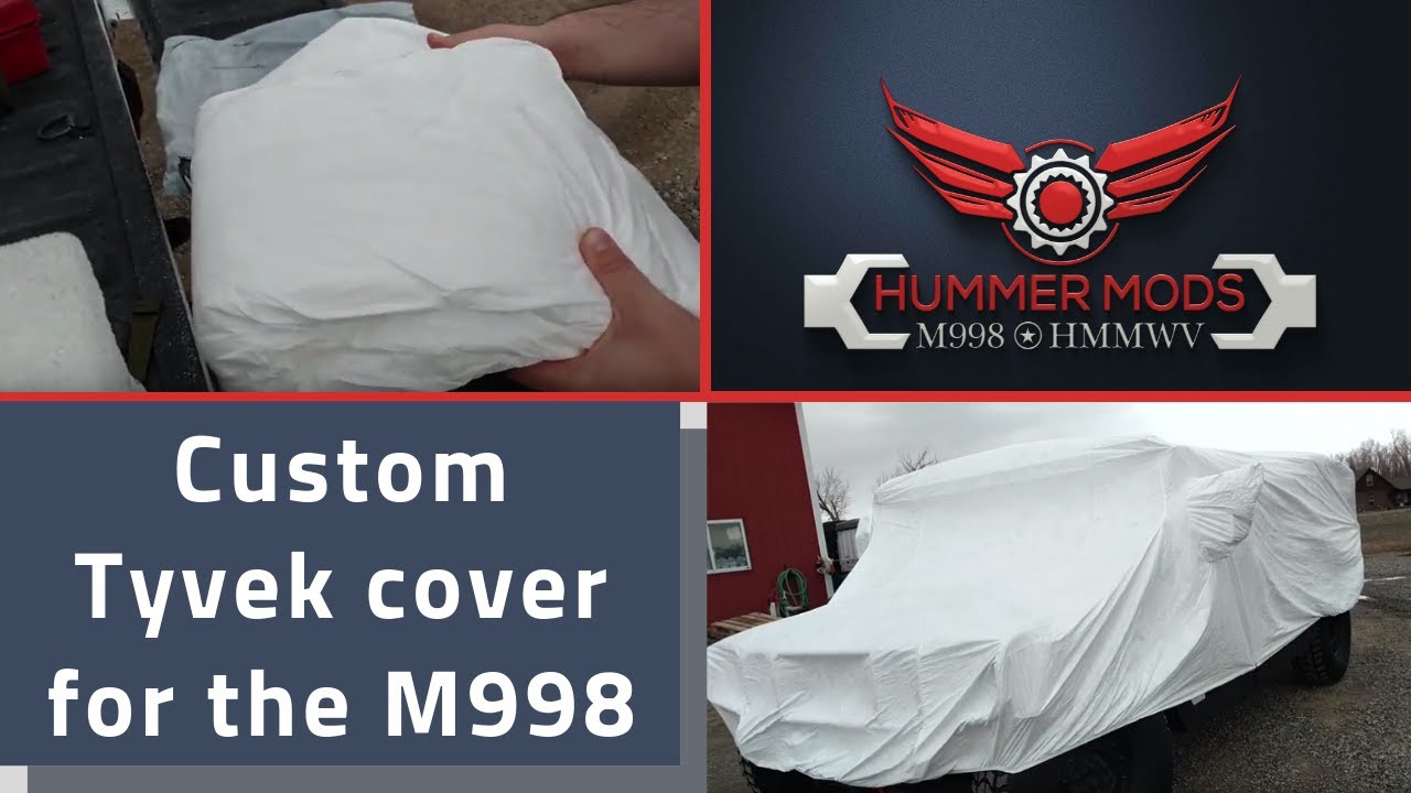 Humvee Hummer HMMWV M998 Custom Tyvek Cover for Hummer H 1 Wagon ...