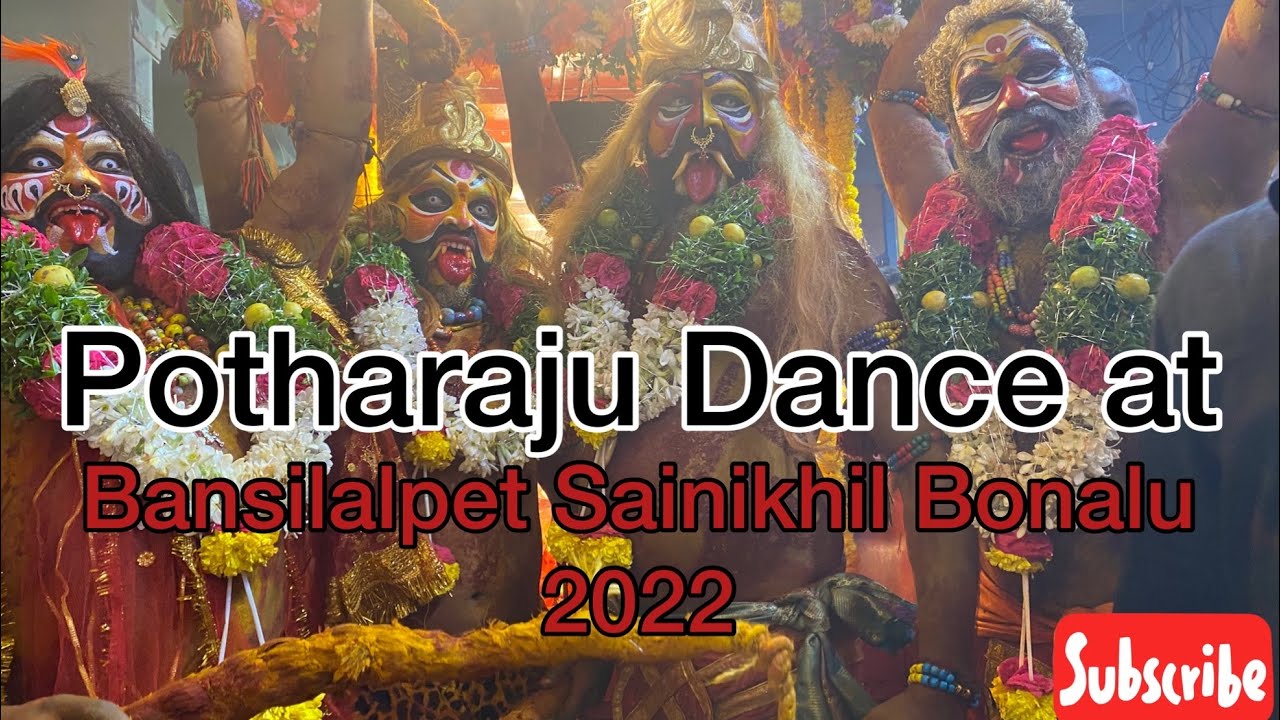 Potharaju Dance At Bansilalpet Sainikhil Palarambandi 2022 - YouTube