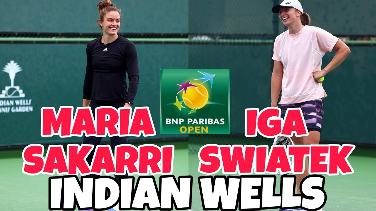 UPDATE: IGA SWIATEK AND MARIA SAKARRI PRACTICE IN TANDEM TODAY AT ...