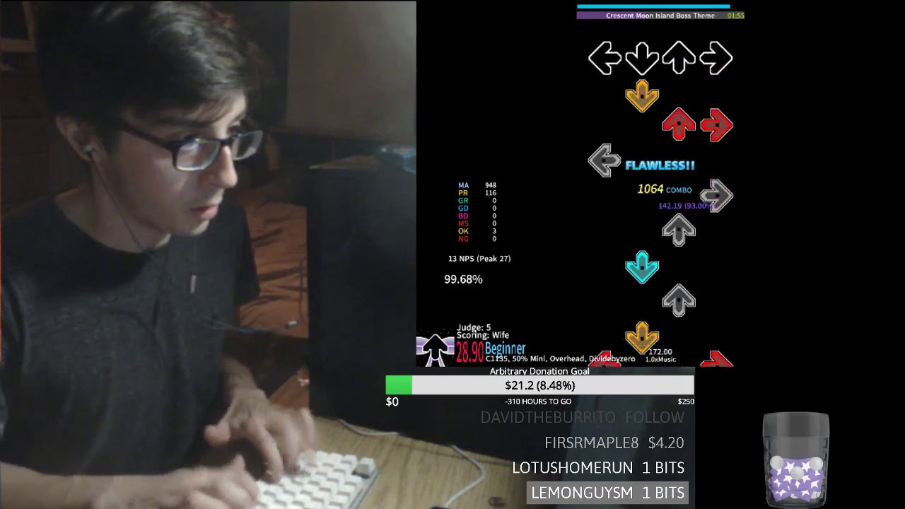 Etterna: CRESCENT MOON ISLAND BOSS THEME FC!!!!!!! - YouTube