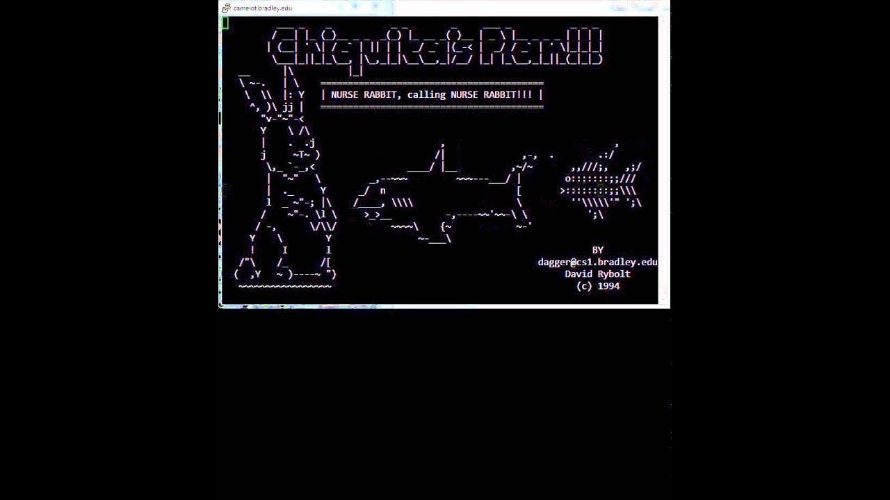 fish ascii animation - YouTube