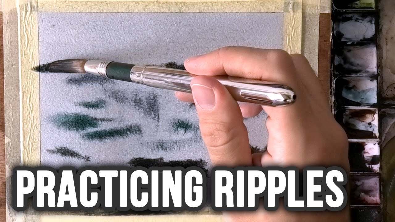 Practicing Painting Ripples In Watercolor YouTube Practicing Painting Ripples In Watercolor YouTube