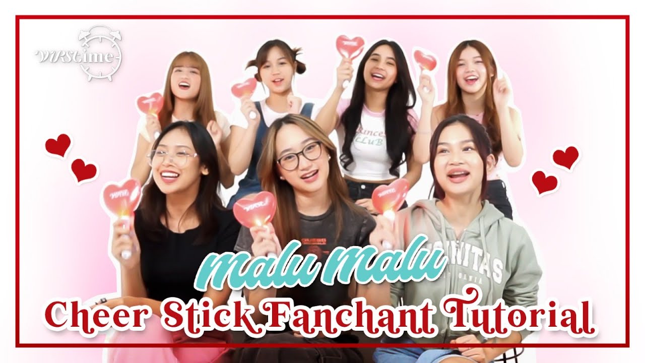 Cheer Stick Fanchant Tutorial "Malu Malu" by V1RST - YouTube