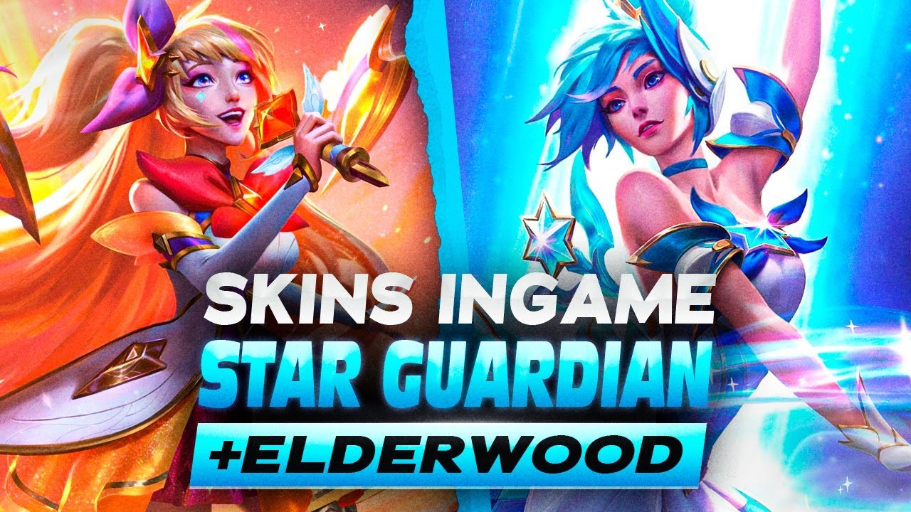 ⭐NUEVAS SKINS STAR GUARDIAN SERAPHINE y ORIANNA + SKIN ELDERWOOD - YouTube
