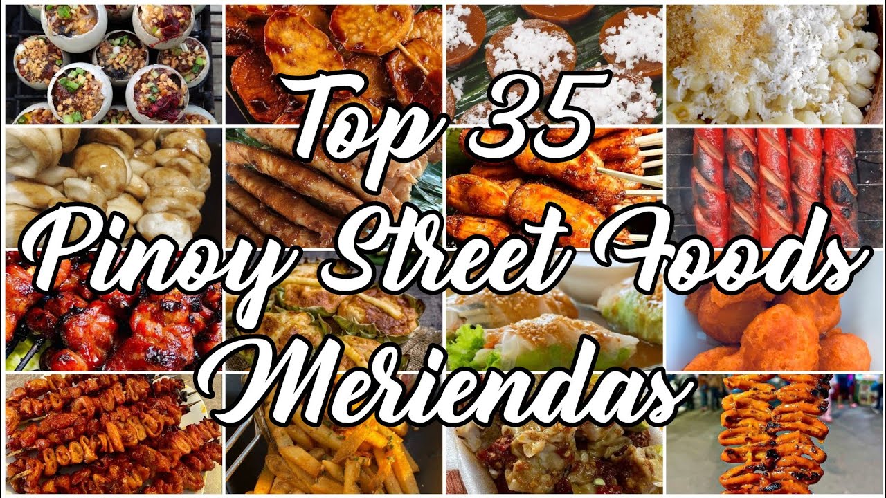 Top 35 Filipino Street Foods Merienda na pwedeng ipangnegosyo 🫰HD - YouTube