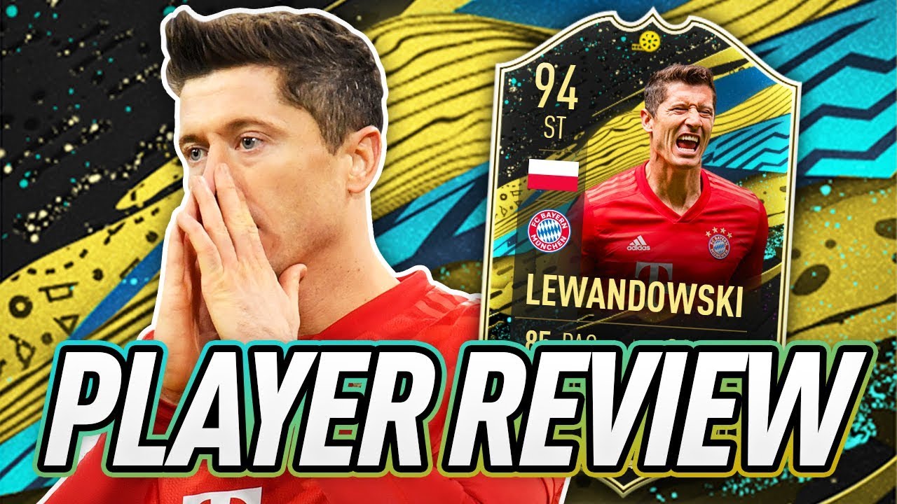 IS HE BACK?! 😲 94 TOTW MOMENTS LEWANDOWSKI PLAYER REVIEW! - FIFA 20 ...