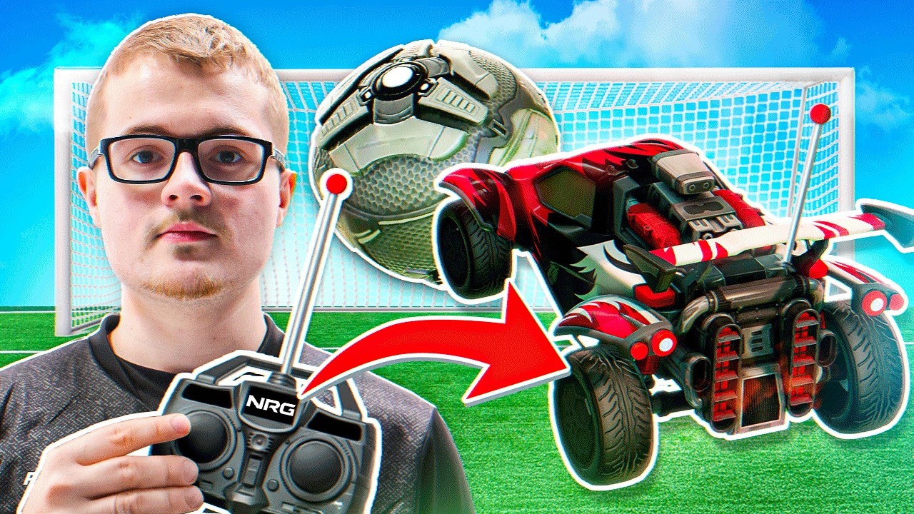 We Created Rocket League In Real Life (BeastMode, Daniel, Atomic) - YouTube