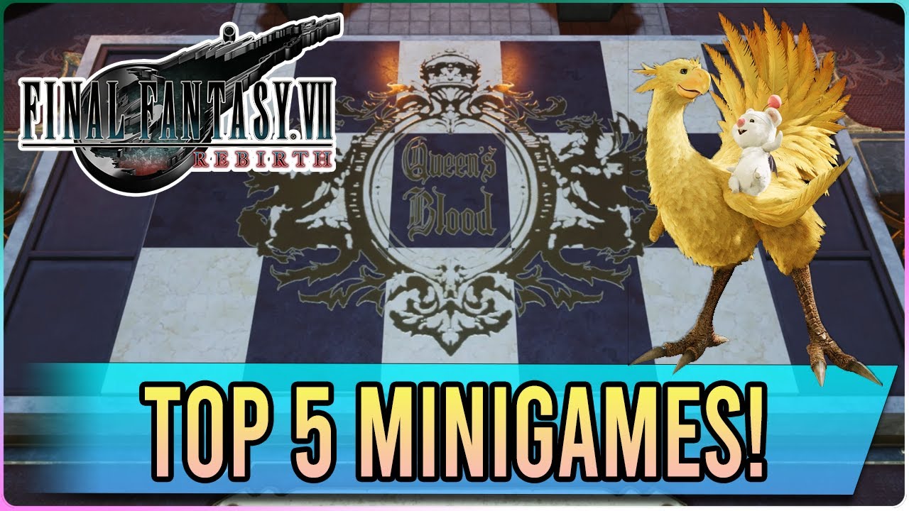 Top 5 Minigames in Final Fantasy 7 Rebirth! - YouTube