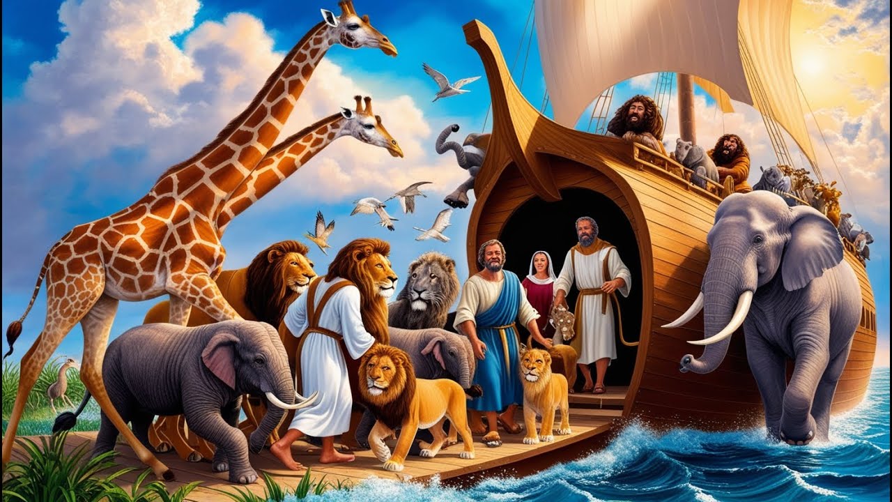 cuento # 3🌈 El Arca de Noé, Una Aventura Inolvidable para Niños 🐾⛵ ...