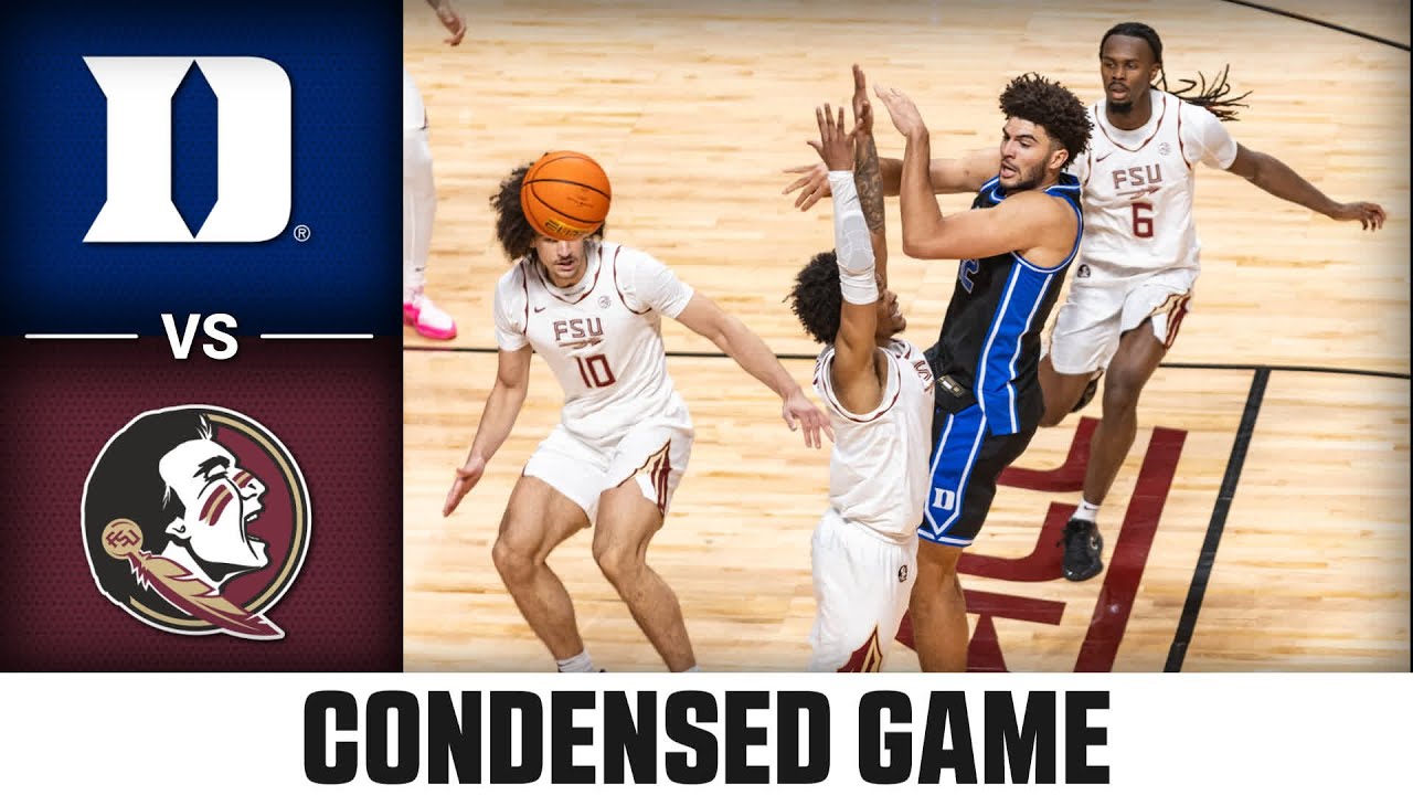 Duke vs. Florida State Condensed Game | 2025-26 ACC Men's Basketball ...