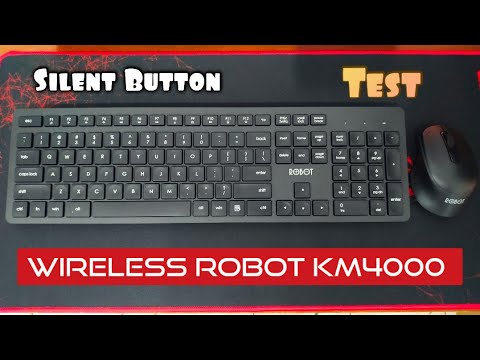 Nyobain Silent Button dari Paket Keyboard Mouse wireless Robot KM4000 ...