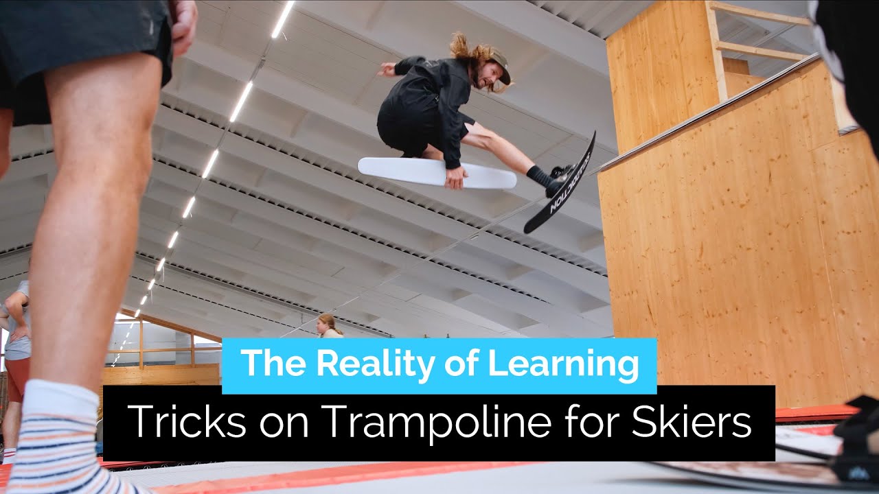 The Reality of Learning Freestyle Skiing | Trampoline Training for ...