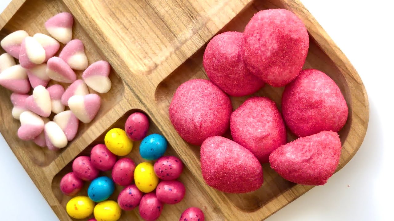 Satisfying ASMR || Filling Platters Pink Sweets 🍬 || TikTok ...