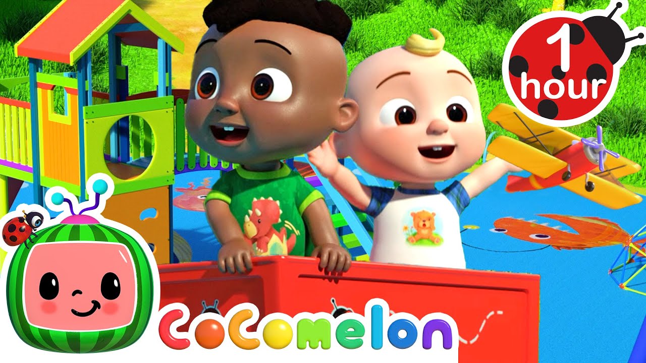 Wheels on the Wagon with JJ and Cody | Play Outside Song | CoComelon ...
