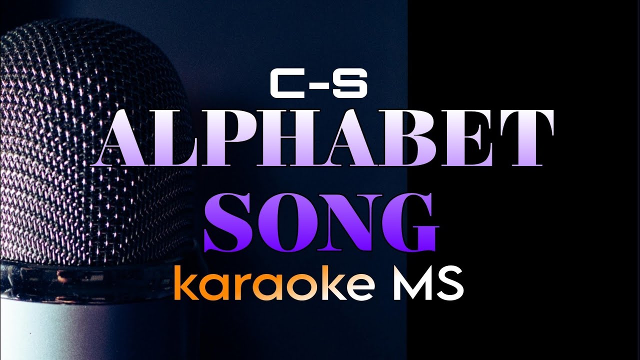 ALPHABET SONG karaoke - YouTube