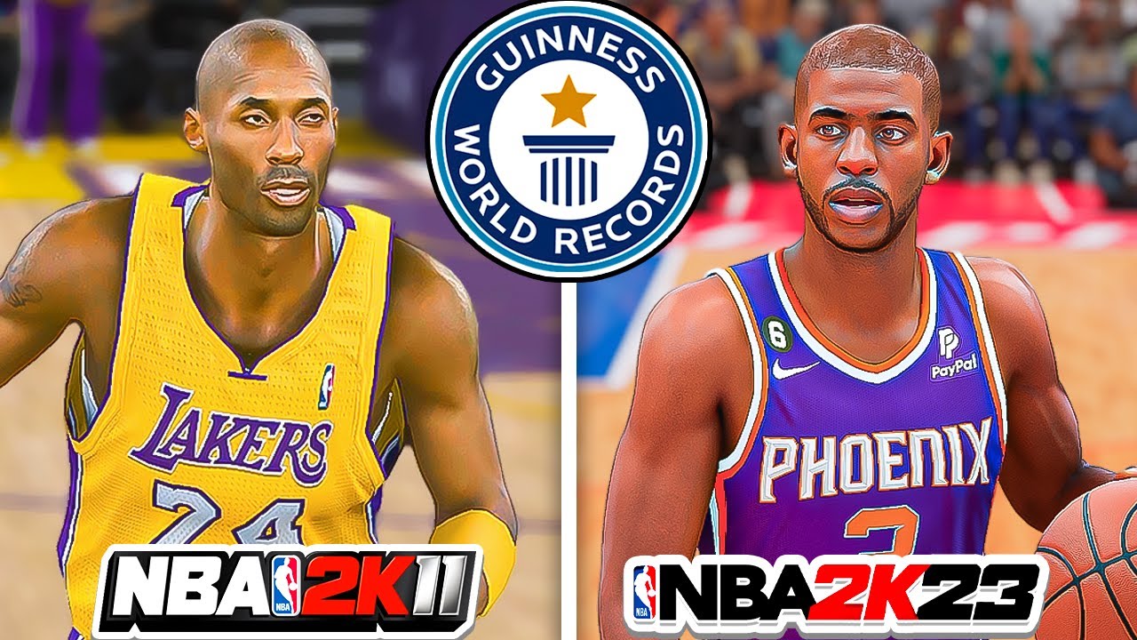 Breaking A NBA Record On Every NBA 2k - YouTube