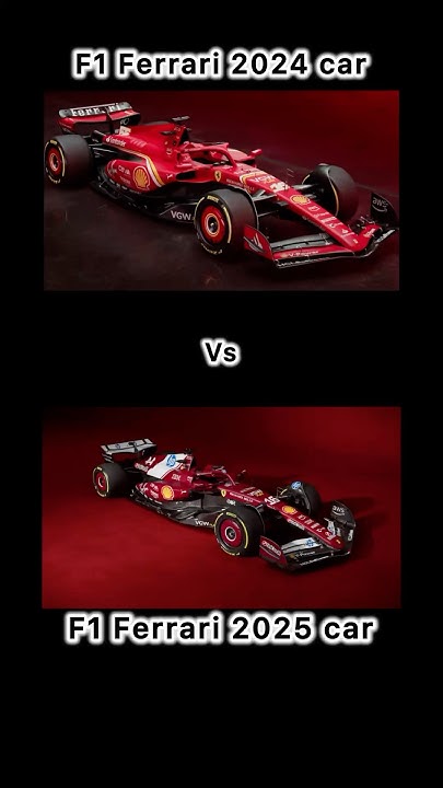 F1 Ferrari 2024 car vs F1 Ferrari 2025 car 🏎️💨 #f1 #edit #skyfall #ferrari #event # ...