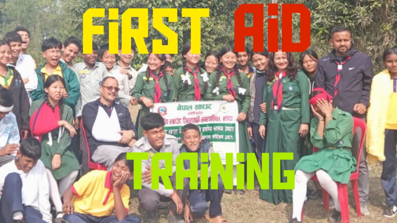 Bhanu Scout first aid training / School / Scout training / Nepal Scout ...